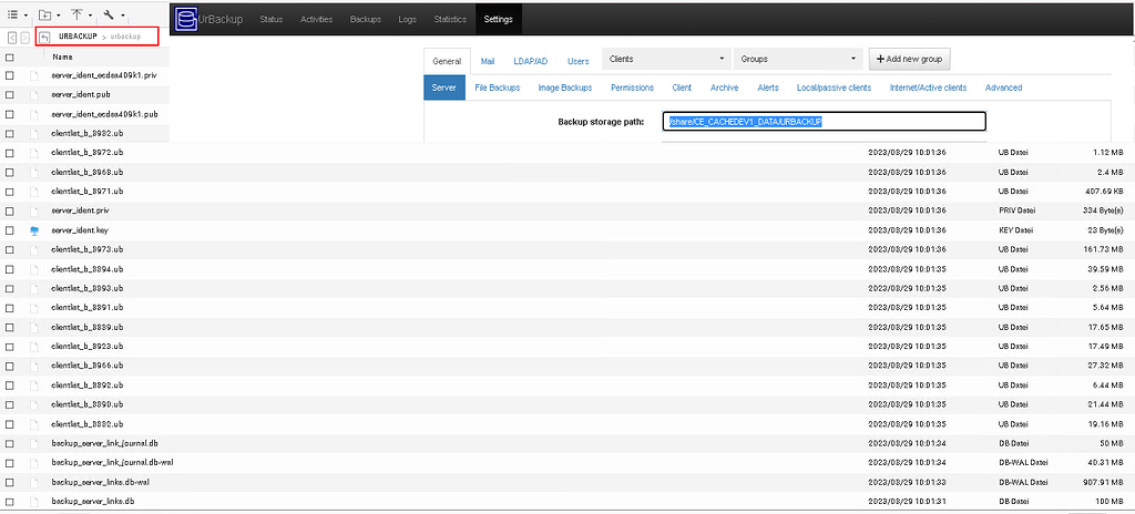 Qnap Migrate Urbackup Server To A New Qnap Server Urbackup Discourse