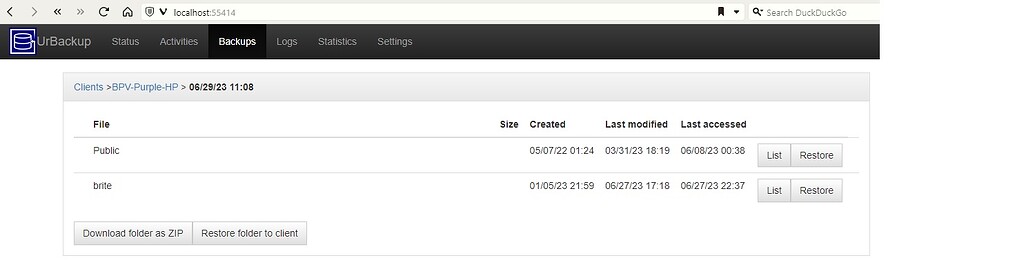 How Do I Restore Files Restore Urbackup Discourse